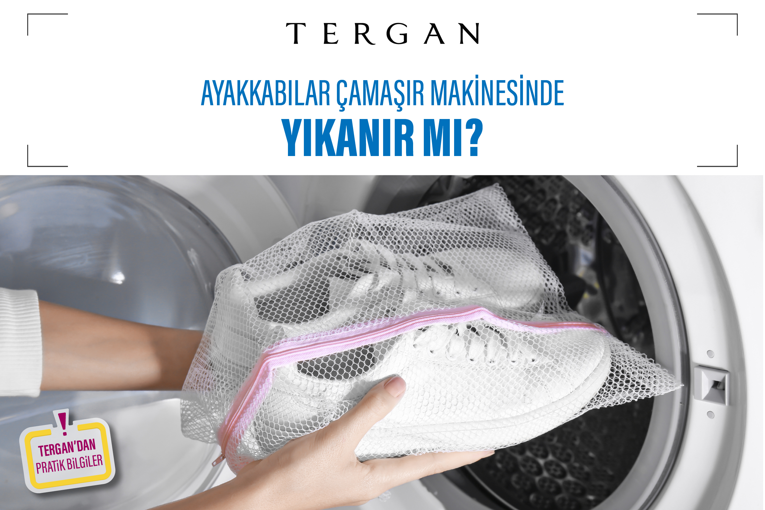 Ayakkabılar Çamaşır Makinesinde Yıkanır mı? | Tergan